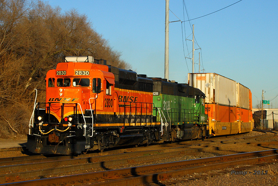 Westbound BNSF Yard Job Train